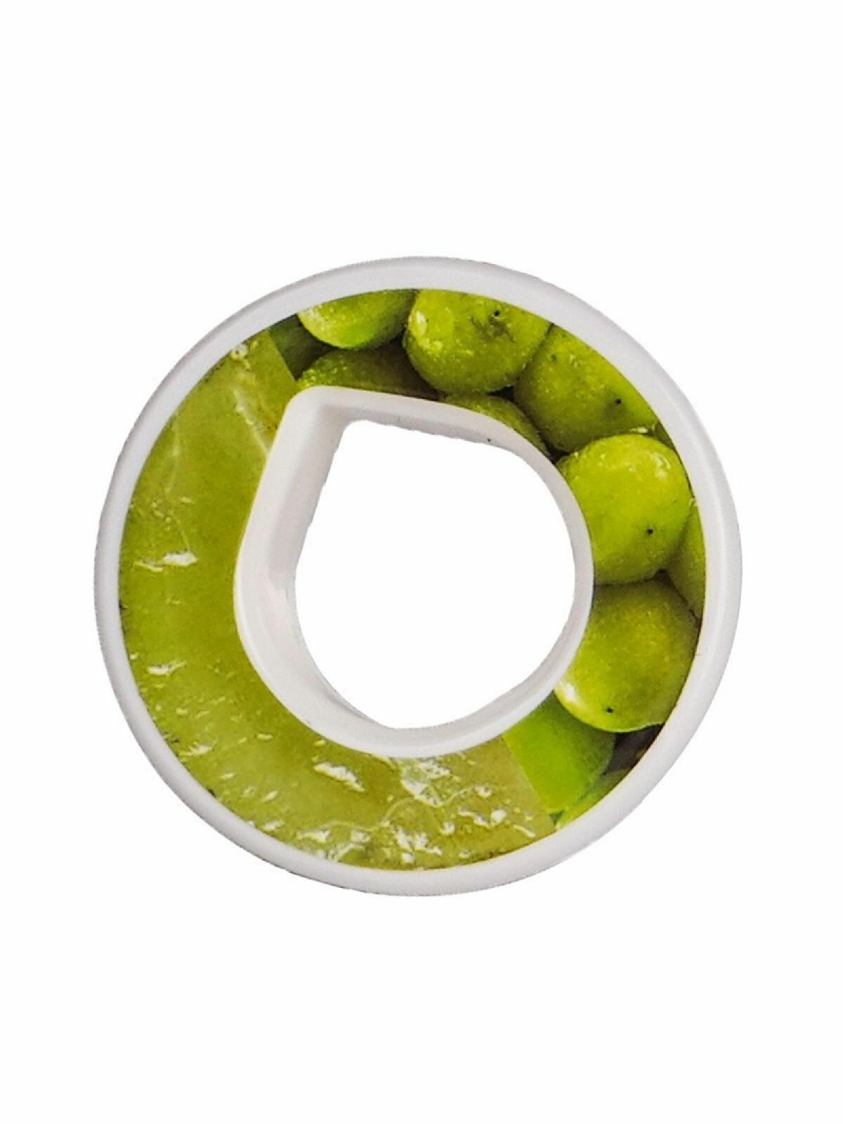 Фляга спортивная, Разнообразные фруктовые чашечки с ароматом фруктов, ароматические кольца в форме капель с зеленым экстрактом