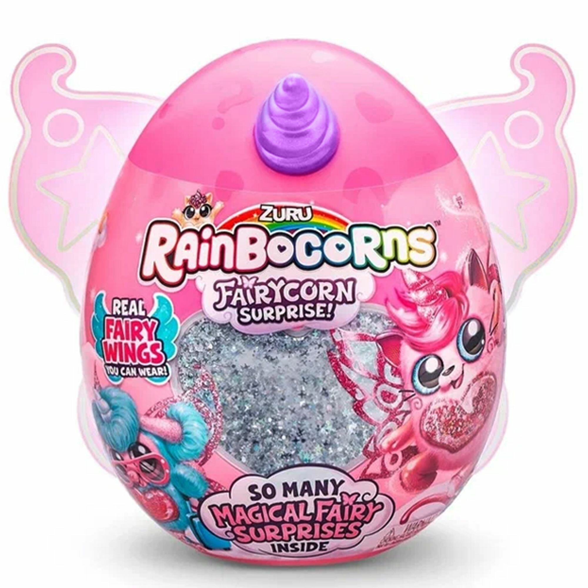 Игровой набор Rainbocorns Fairycorn surprise Яйцо-сюрприз с мягкой игрушкой внутри Zuru