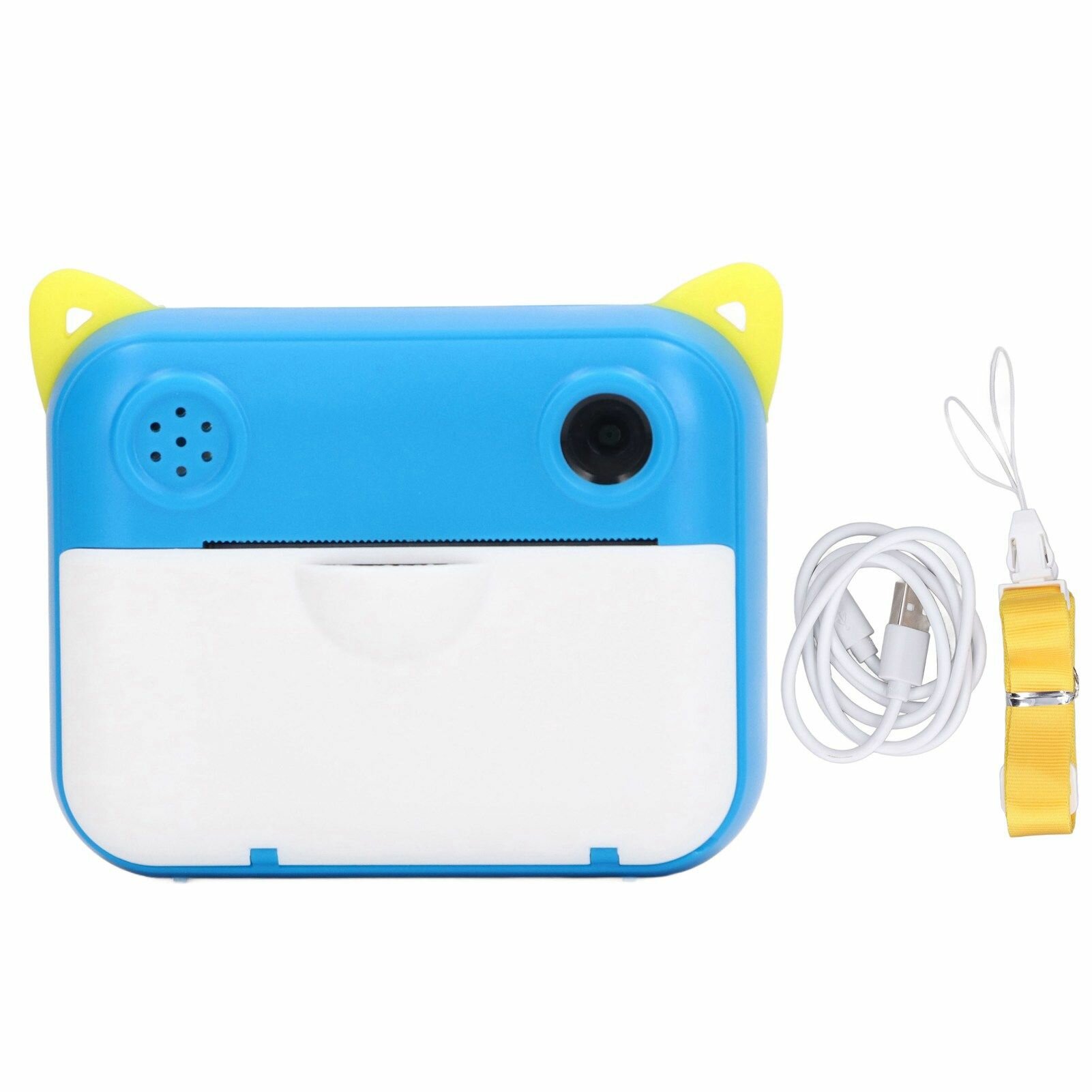 Детская камера-принтер 1080P, 2,4", 32 ГБ, тёмно-синий, 1 рулон
