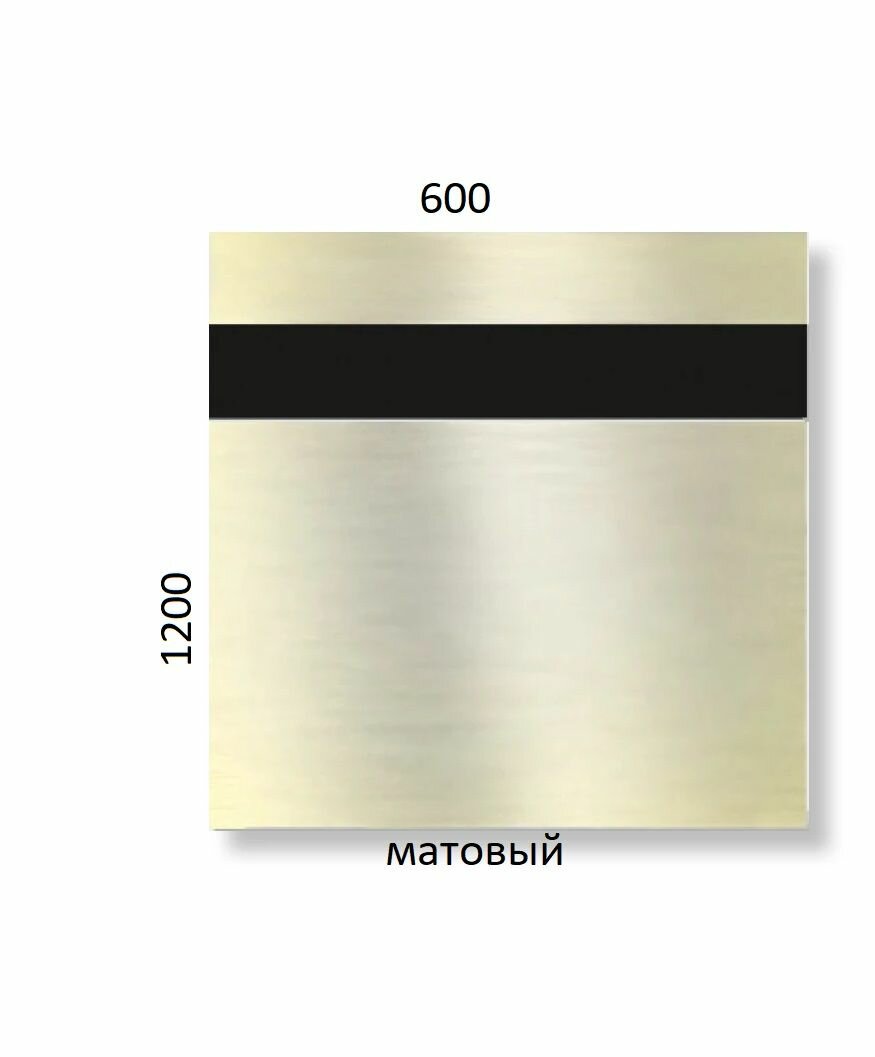 Двухслойный пластик для гравировки, 1,5*1200*600 мм, матовый, серебро/черный