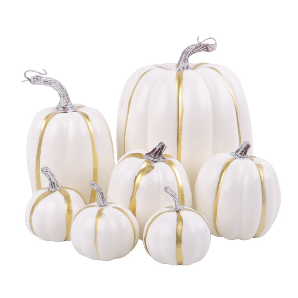 Осенний набор из 7 тыкв для украшения центрального стола на День благодарения
