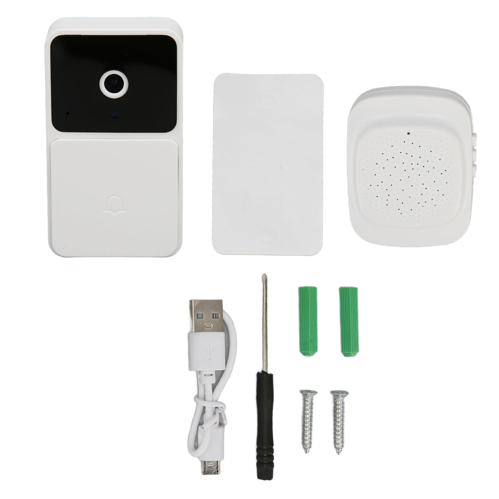 Smart Video Door Door Door 2,4 ГГц Wi -Fi Night Vision Изменение в дверь -звонок для дома для дома