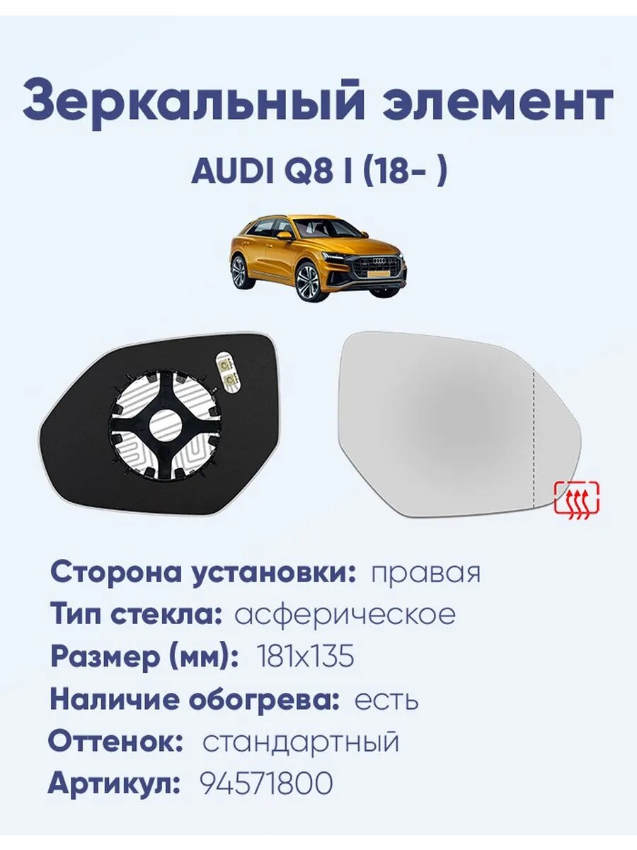 Зеркало AUDI Q8 I (18- ) 94571800