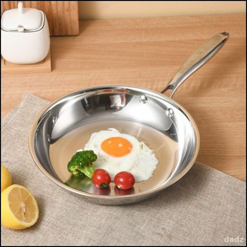 Эксклюзивная сковорода 28 см индукционная из нержавеющей стали Ivlev Chef Royal