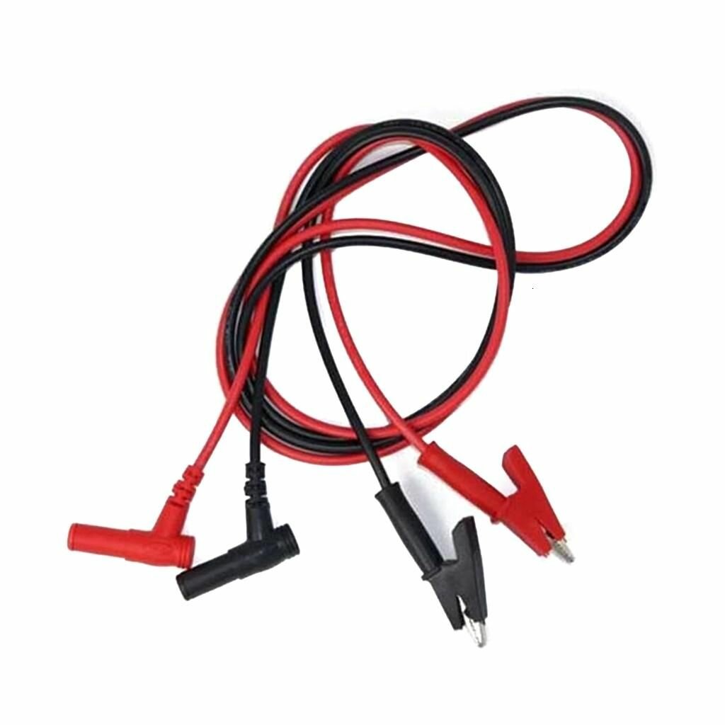 Мягкий защитный тестовый провод "банан-крокодил"