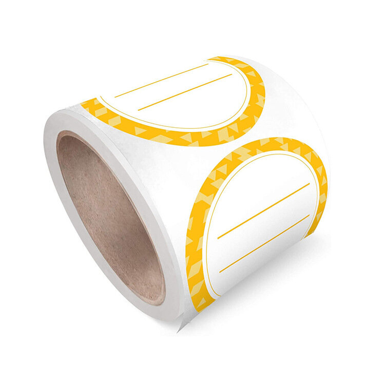 200 Круглых Лентяных Этикеток - Персонализированные Наклейки для Логотипа Бизнеса, Вечеринки, Свадебных Подарков, Детских Праздников (Круг 2 Дюйма)