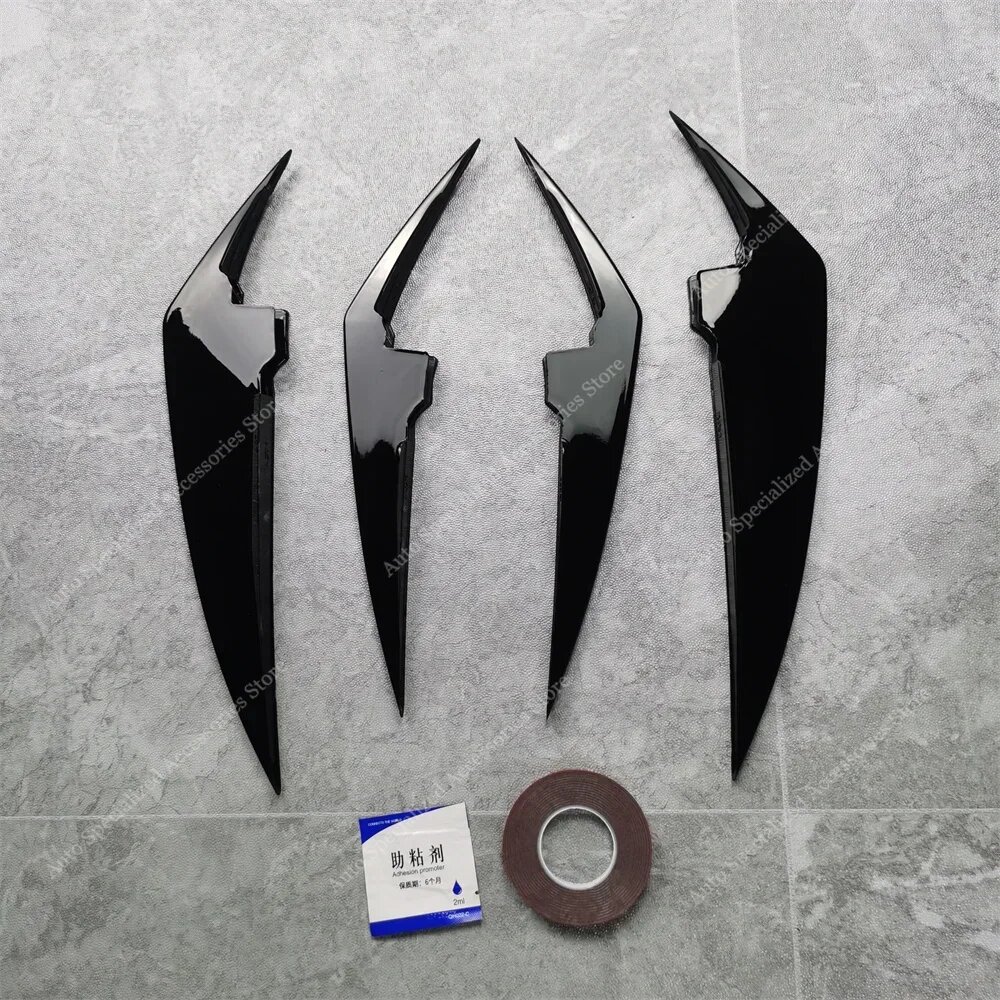 Передний бампер Canards Airvent Blade для BMW G20 G21 325i 330i 330e M340i M Sport 2023-2025 Противотуманная фара Решетка Накладка Aero Комплект Bodykits