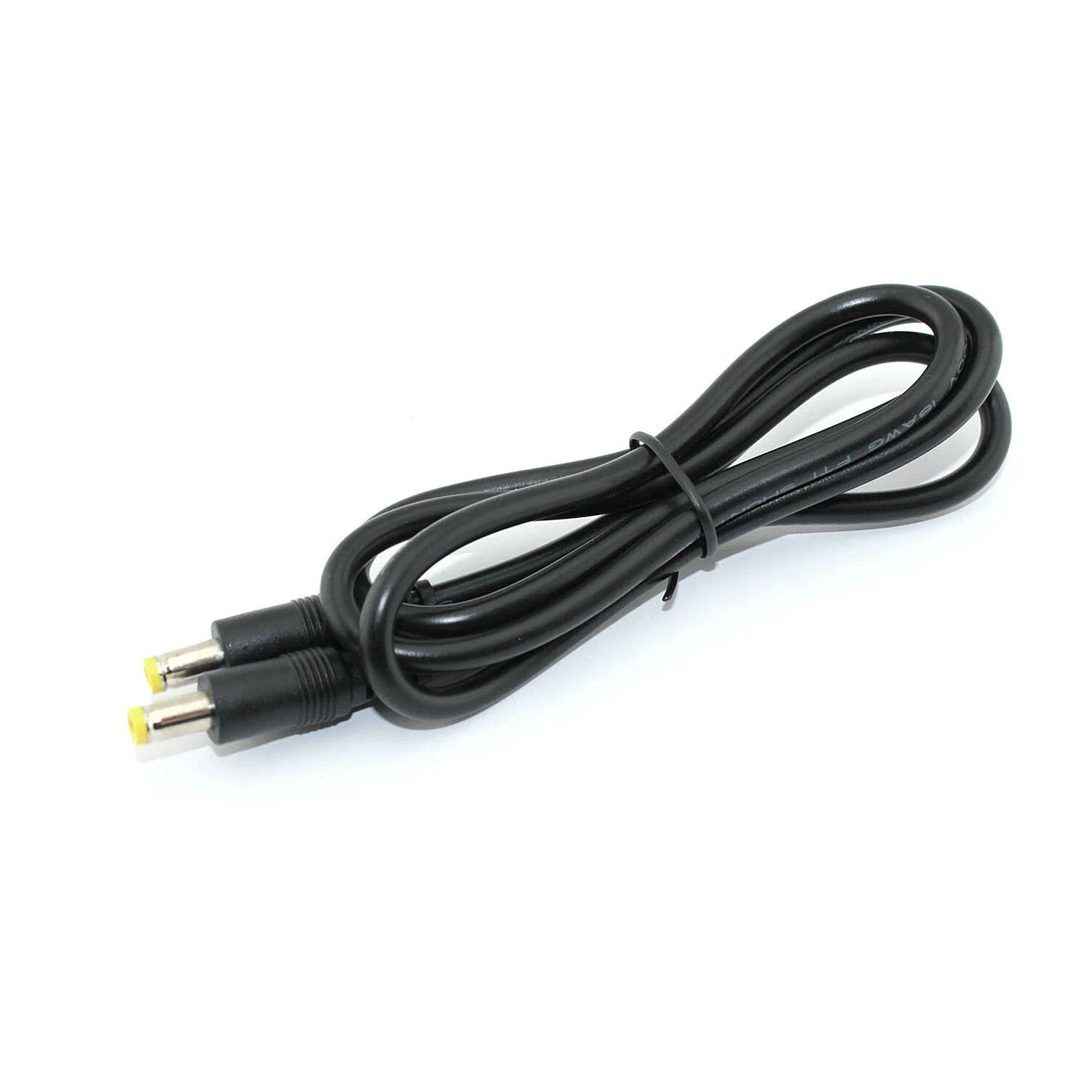 Кабель DC 5.5x2.5 18 AWG папа-папа 1 м с прямым штекером