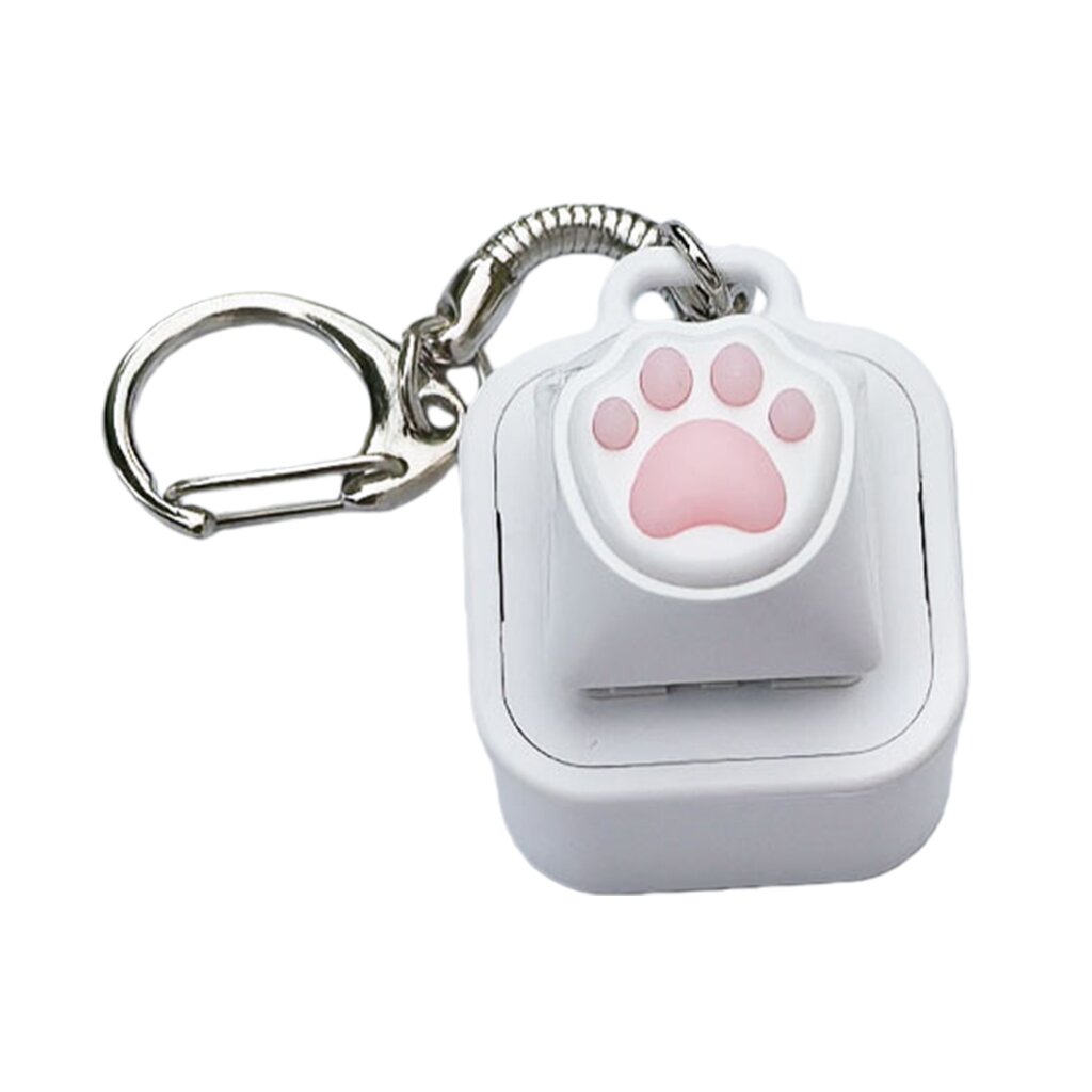 Декомпрессионный светящийся звуковой тестер кнопок клавиатуры cat's paw