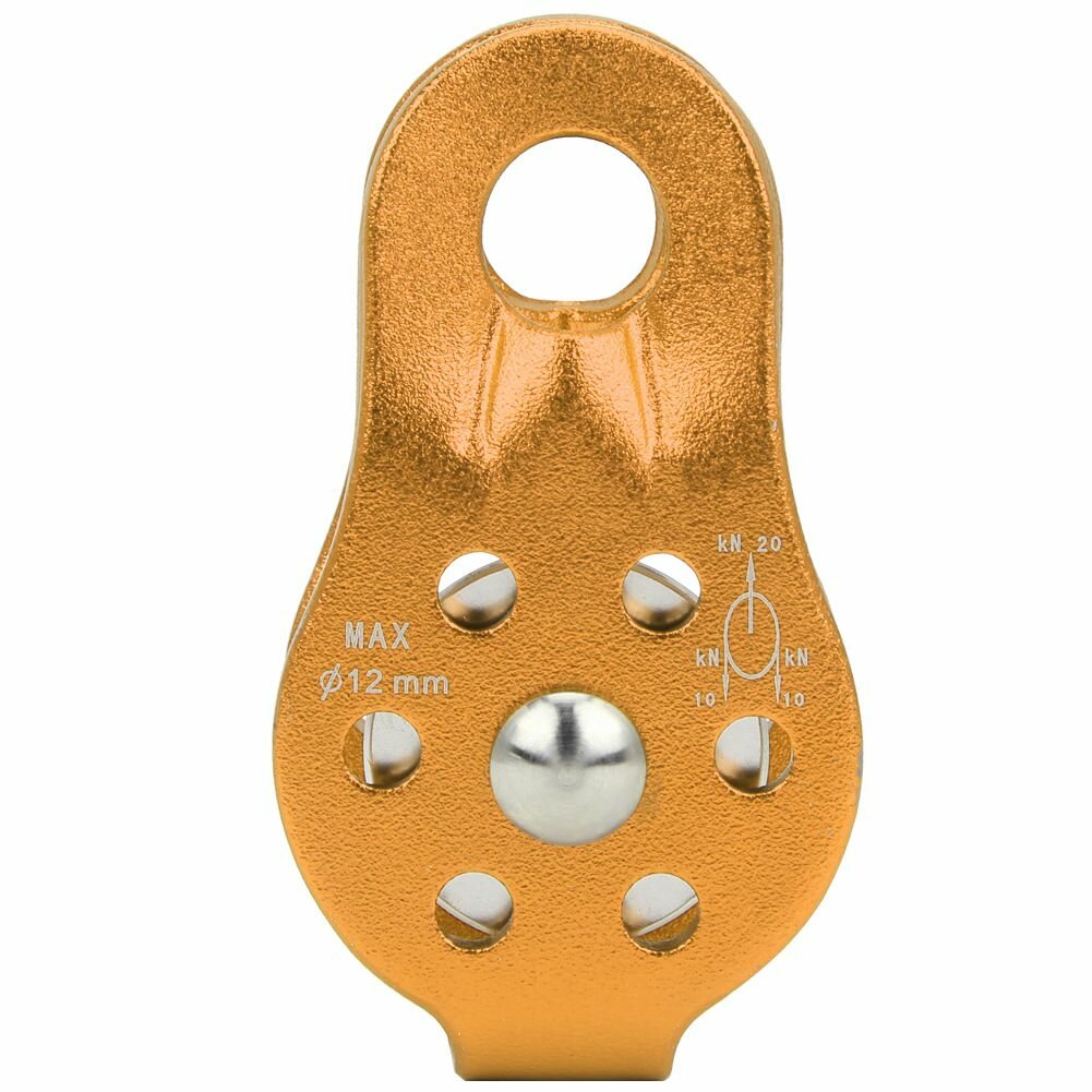 Универсальный алюминиевый сплав для наружного альпинизма, спасательное альпинистское оборудование, желтый