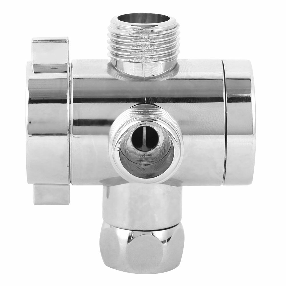 Многофункциональный 3-ходовой переключающий клапан для ванны и душа G1/2 с держателем насадки для душа Аксессуар для ванной комнаты (Тип 2)