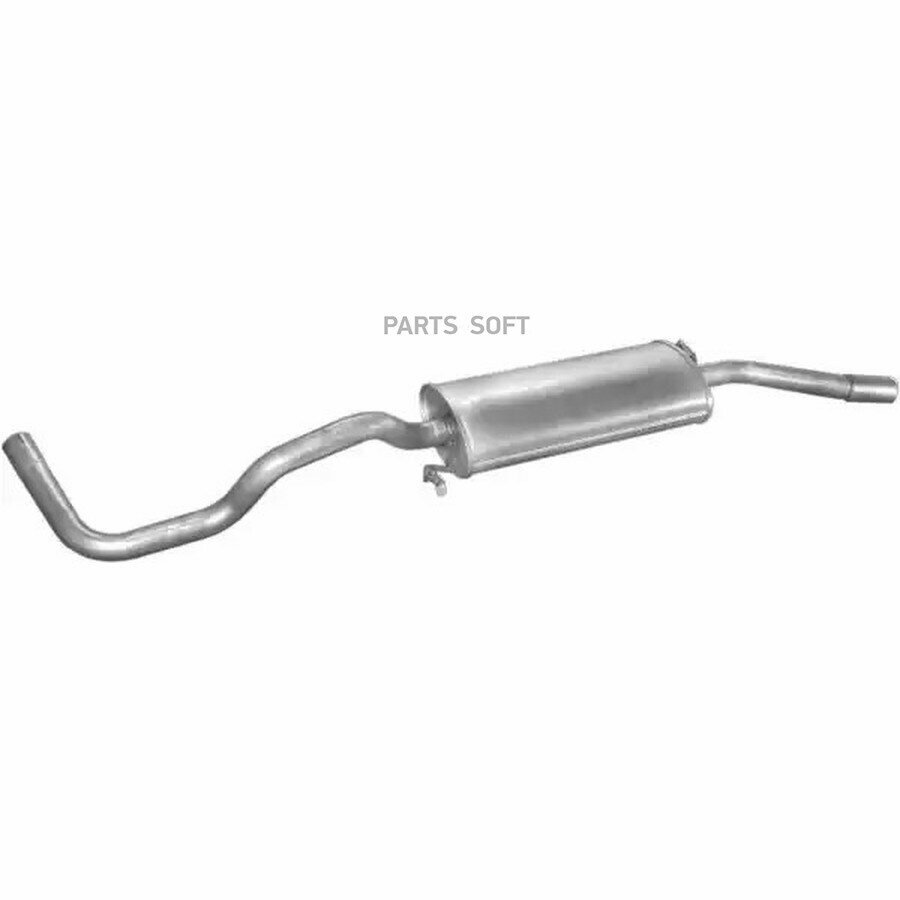 Глушитель задняя часть Seat Cordoba 1.4i, 1.6i, 1.9D 93-96 от официального дистрибьютора, POLMOSTROW, артикул 2308