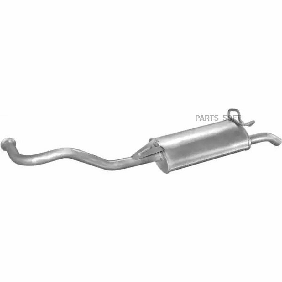 Глушитель задняя часть от официального дистрибьютора, POLMOSTROW, артикул 2107