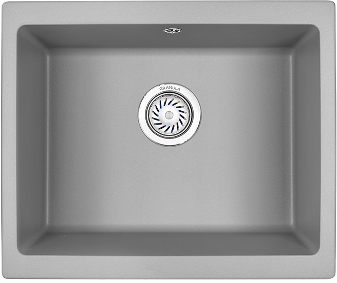 Мойка кухонная Granula 5551, алюминиум