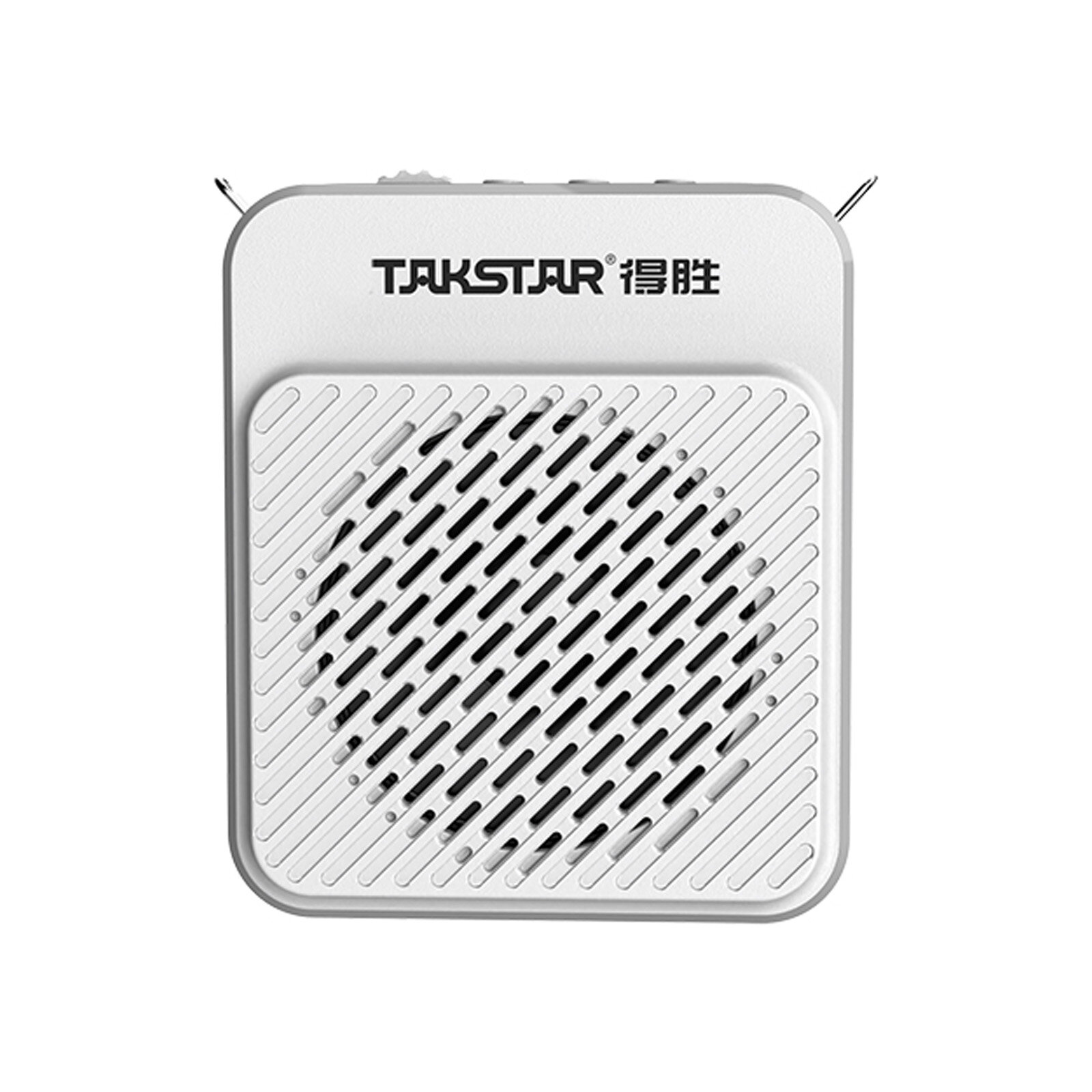 TAKSTAR Портативный усилитель голоса с проводным наушным микрофоном и ремнем 10W 4500mAh с индикацией заряда батареи, мегафон, система ПА для учителей, охранных тренировок, использования на улице и в помещении, мини-усилитель голоса, черный, белый,