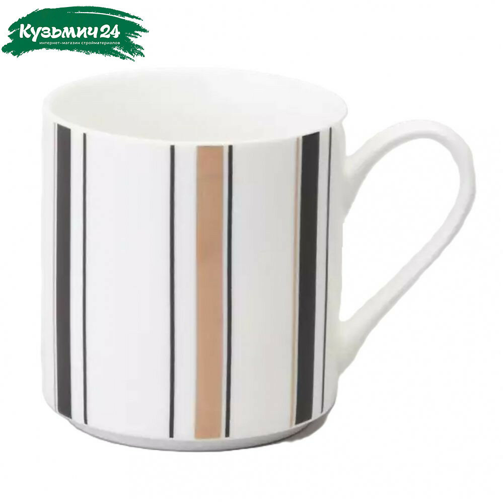 Кружка Lefard Top style Полоса 165-606, фарфор, различные цвета, 360 мл