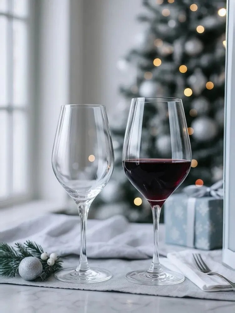 Бокалы для вина, подарочный набор Chef&Sommelier "Каберне Сюпрем" 2 шт, 620 мл. Французское, хрустальное стекло. Франция