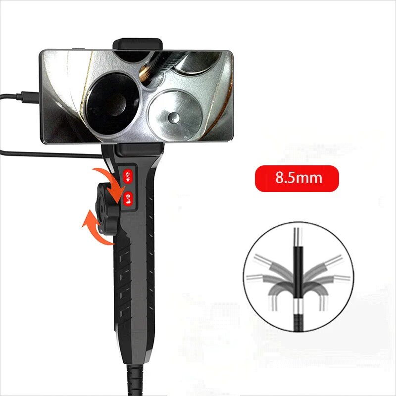 LAFOCH HD промышленный эндоскоп 2-ходовой J200-8.5mm-1m