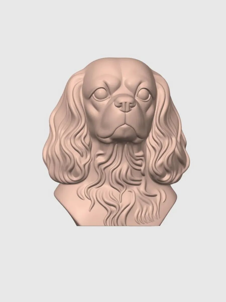 Статуэтка собаки-Кавалер-кинг-чарльз-спаниель (10см, бежевый)