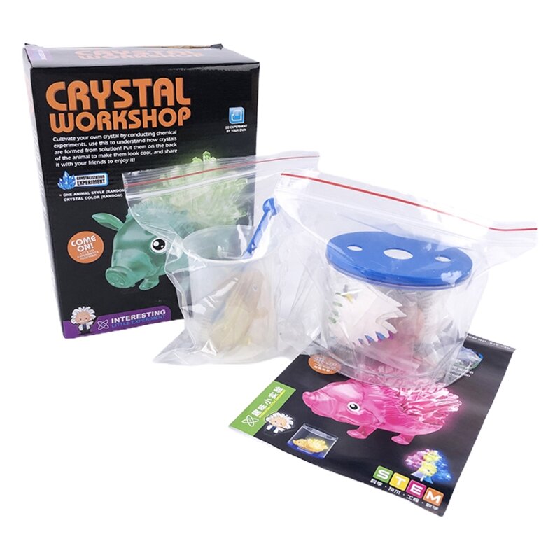 Хрустальная Мастерская Научный Экспериментальный Набор Игрушка Для Эксперимента По Извержению Вулкана-Crystal Workshop