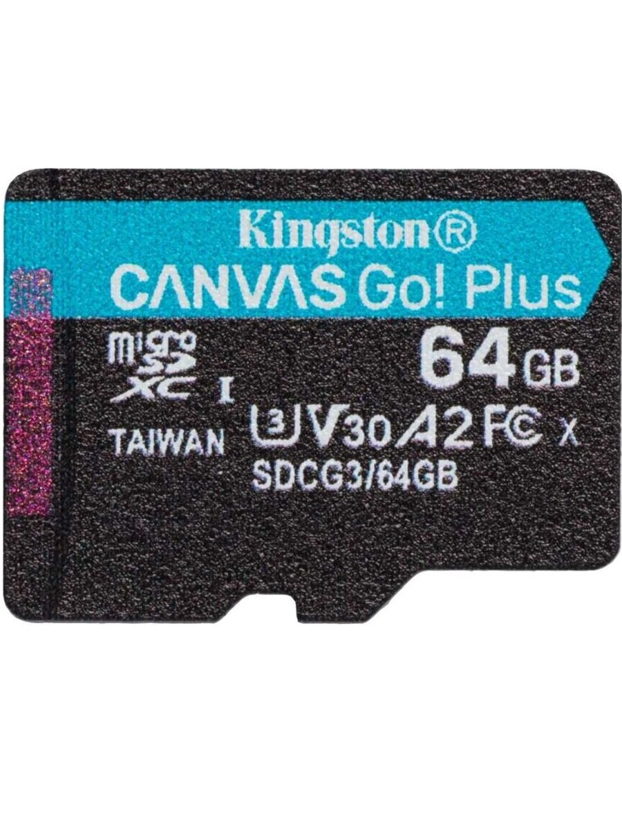 Карта памяти Kingston SDCG4, Micro SDXC 64ГБ, высокая скорость передачи данных