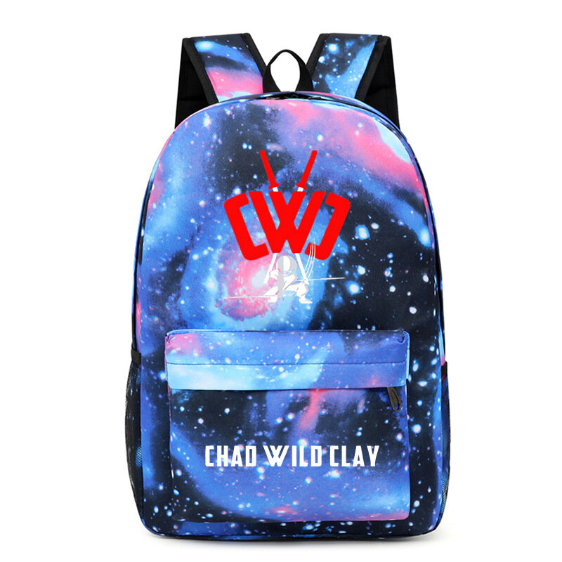 Chad Wild Clay с игровым узором и принтом, школьная сумка для мужчин и женщин, уличная дорожная сумка, повседневный рюкзак