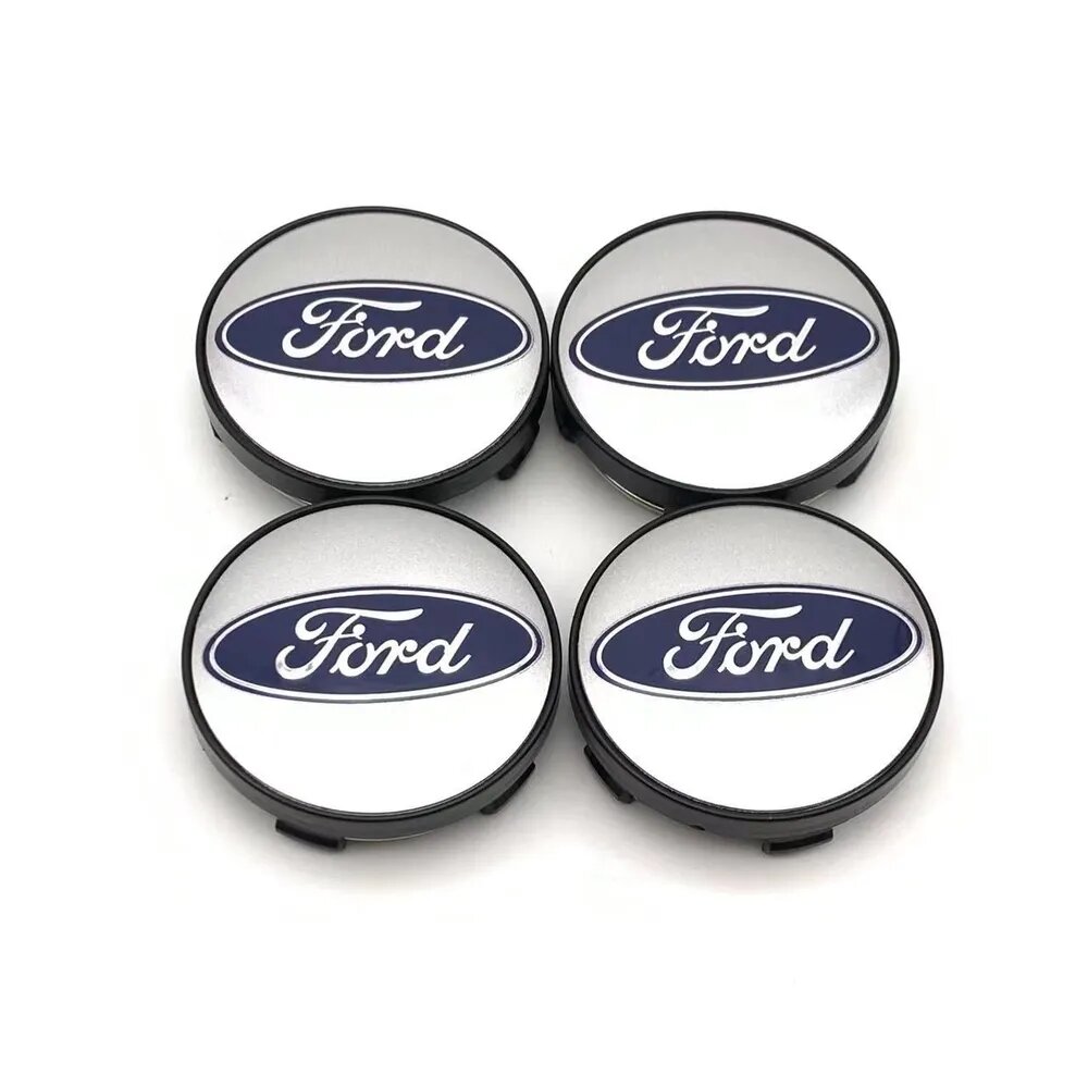 Колпачки заглушки на литые диски Ford 60/56/10 мм, 4 шт. На диск Форд влезут.