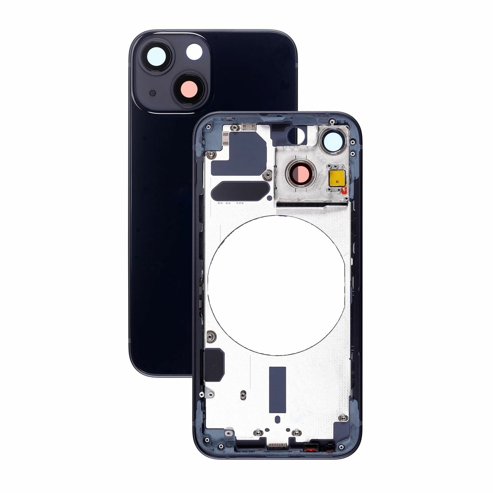 Корпус в сборе с задней панелью (крышкой) iPhone 13 mini (Midnight) A2626 / A2628 / A2629 / A2630 (OEM)