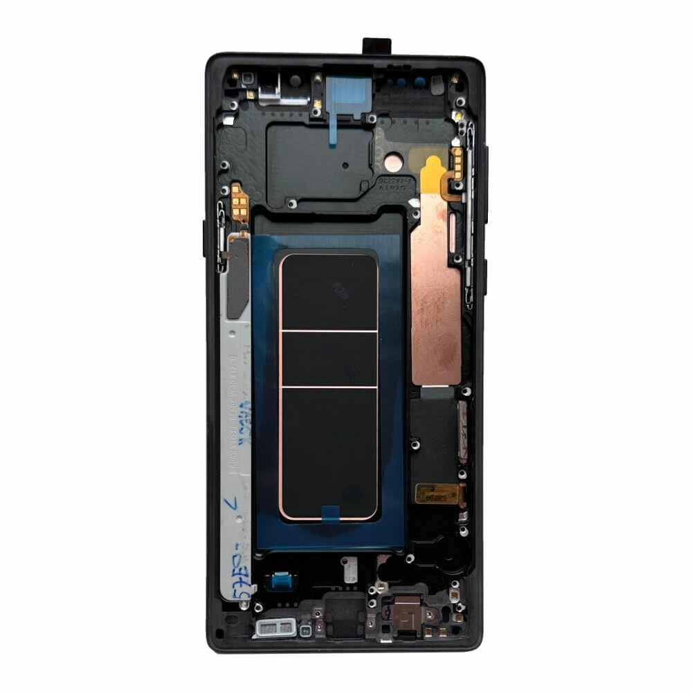 Дисплей в сборе с рамкой для Samsung Note 9 SM-N960F черный
