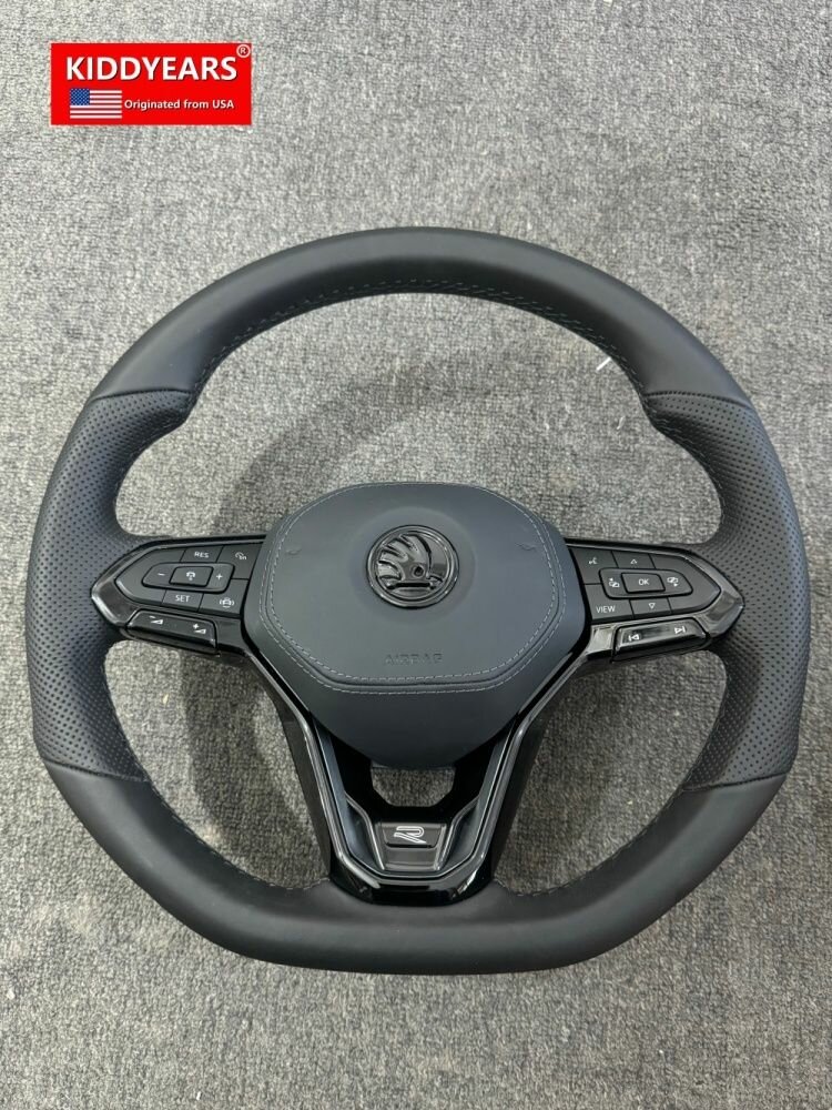 Подходит для рулевого колеса Volkswagen Skoda в комплекте с подушкой безопасности.