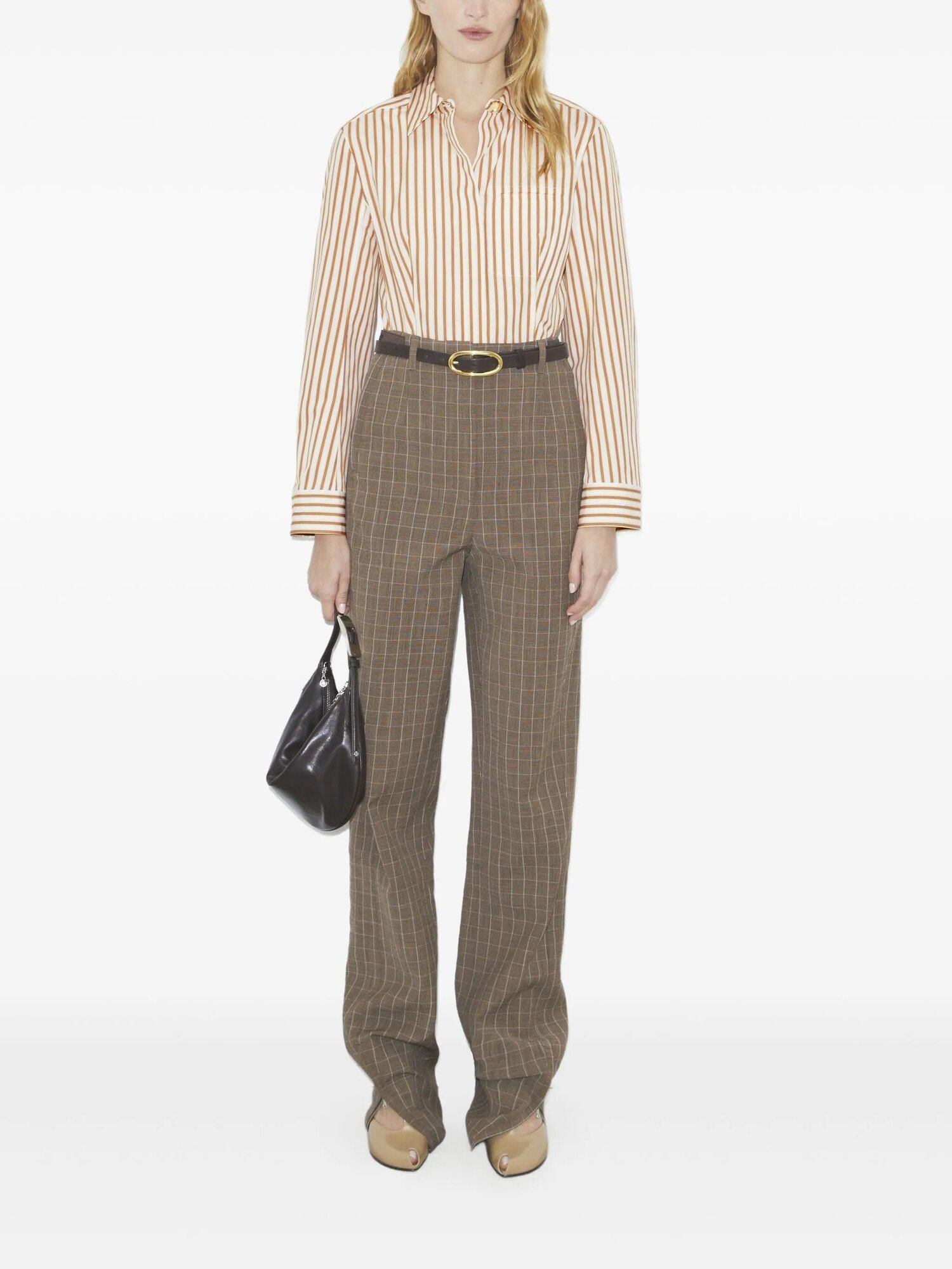 Рубашка Tory Burch, размер 0, белый — фото 1