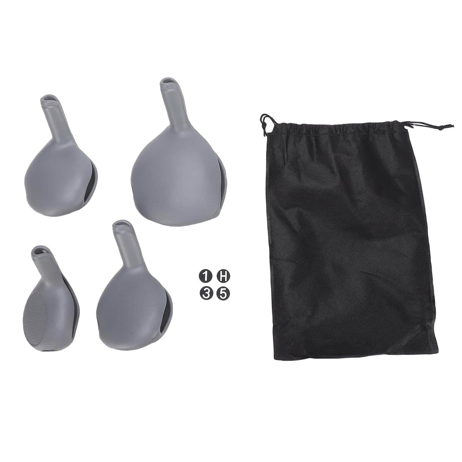 Комплект из 4 чехлов для клюшек для гольфа, высокоэластичные, из термоэластичного полиэтилена (TPE), моющиеся, защитные чехлы для головок клюшек для гольфа.