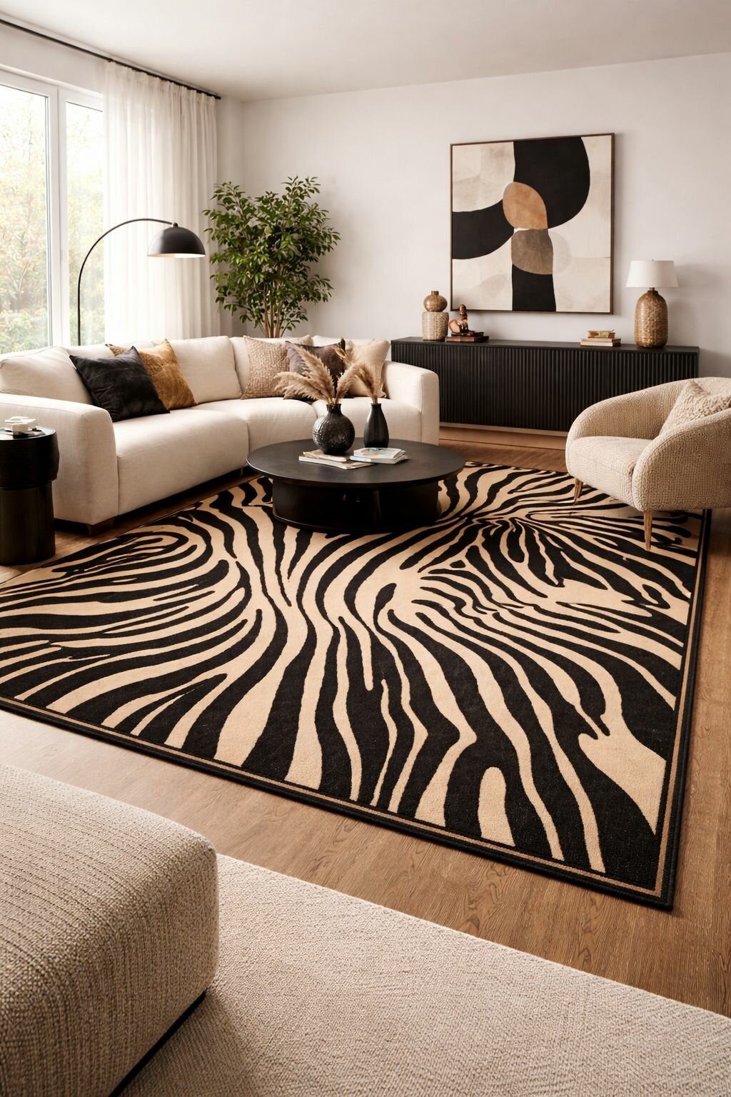 Ковер палас на пол настенный размер: 1,5х2,0 м (150 х 200 см) безворсовый в спальню гостиную на кухню на стену шкура