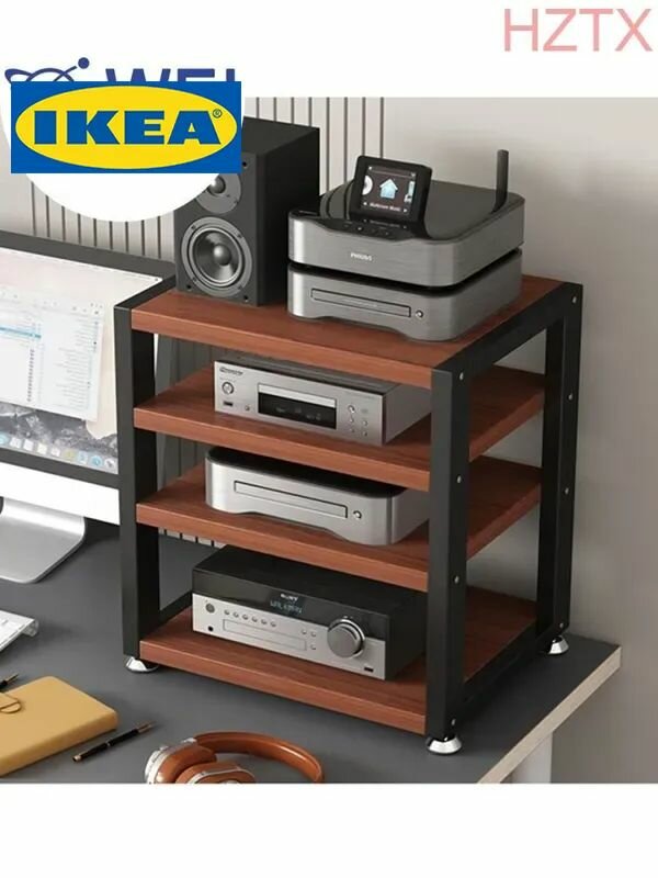 Стойка для Hi fi аппаратуры подходит для гостиной, офиса, студии и любого другого места, где это необходимо,