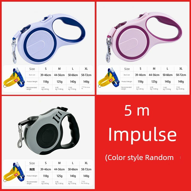 Поводок для собак, автоматический выдвижной поводок, поводок для собак, для собак мелких и средних пород, для тедди,