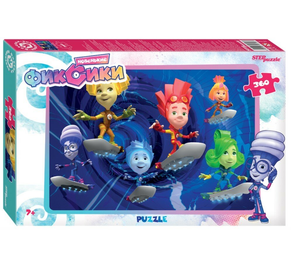 Пазл Step Puzzle Аэроплан. Фиксики, 360 эл. 96106
