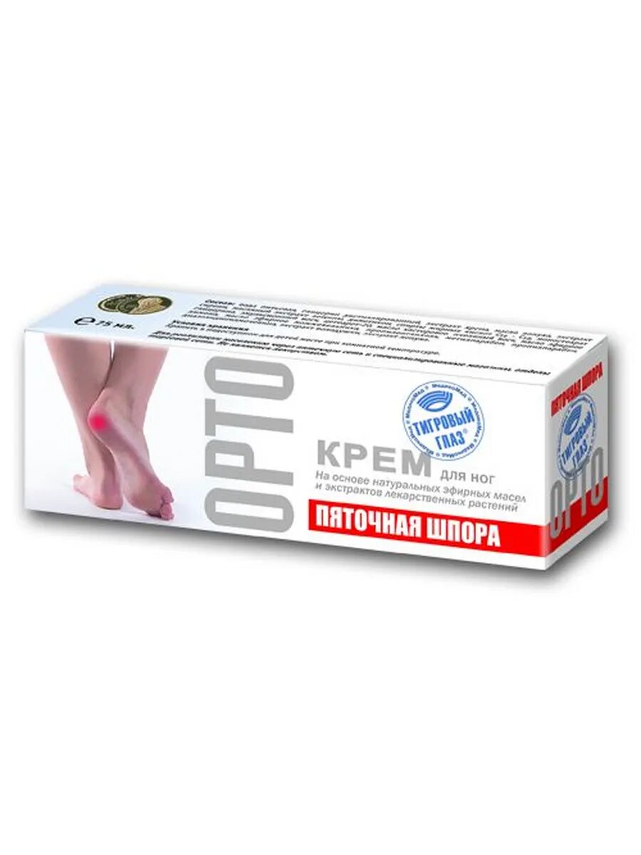 Тигровый глаз орто крем для ног пяточная шпора 75 мл