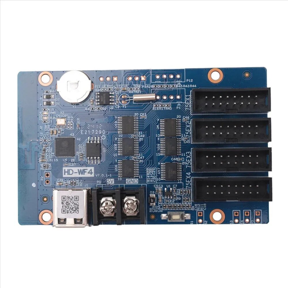 HD-WF4 Полноцветный RGB HUB75 Контроллер WiFi USB Порт Плата Управления