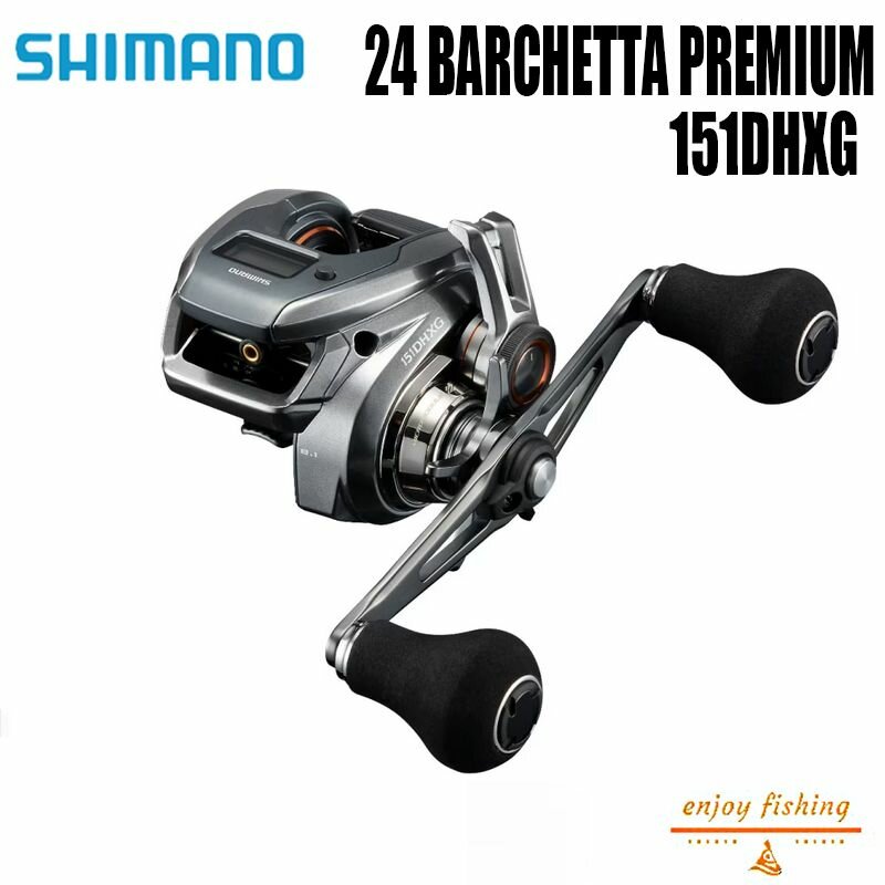 Shimano 2024 Barchetta Premium 151DHXG левая скоростная катушка для хищной рыбы
