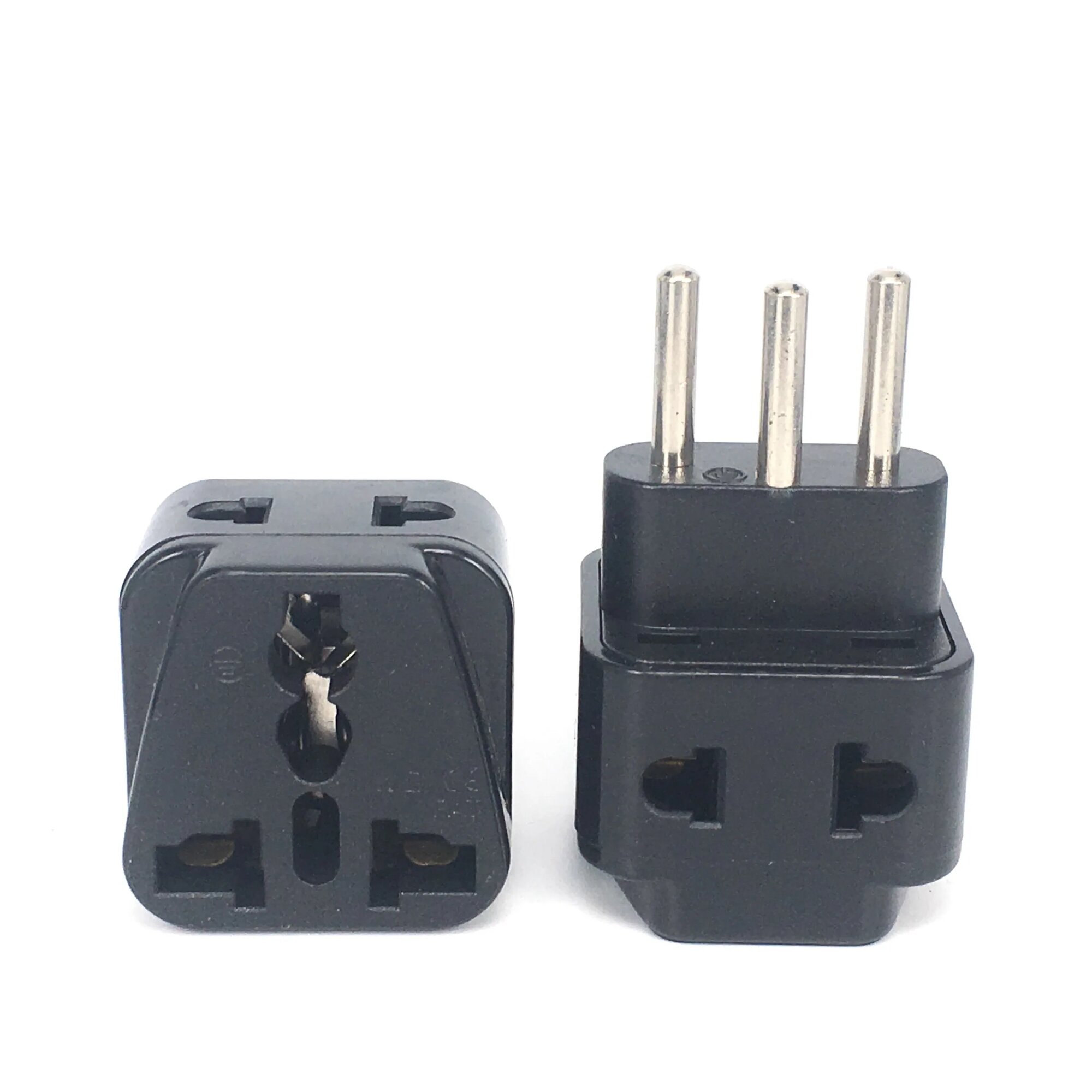 Международный адаптер Bolantedz 2 в 1 белый/черный Black, Swiss plug