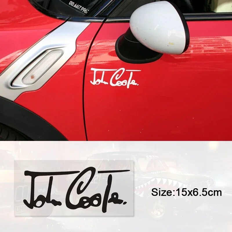 Наклейка для Mini Cooper, наклейка для JCW, наклейка для mini Cooper, для F56 R55 15 N 6.5cm, Gold