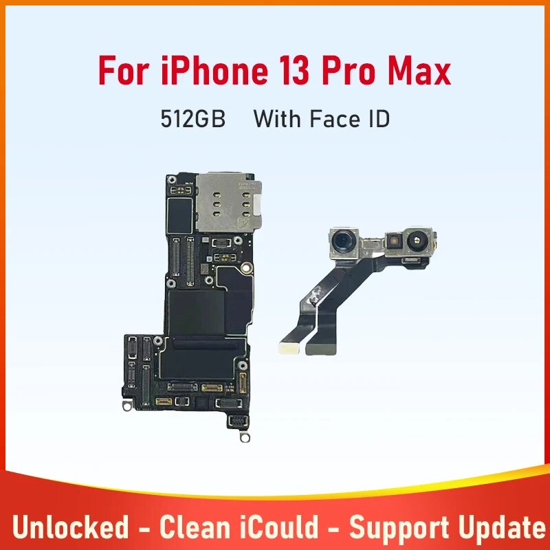 Полностью протестированная материнская плата для iPhone 13 13 Pro 13 Pro Max, материнская плата с разблокированной логической платой Face ID, очищенная iCloud