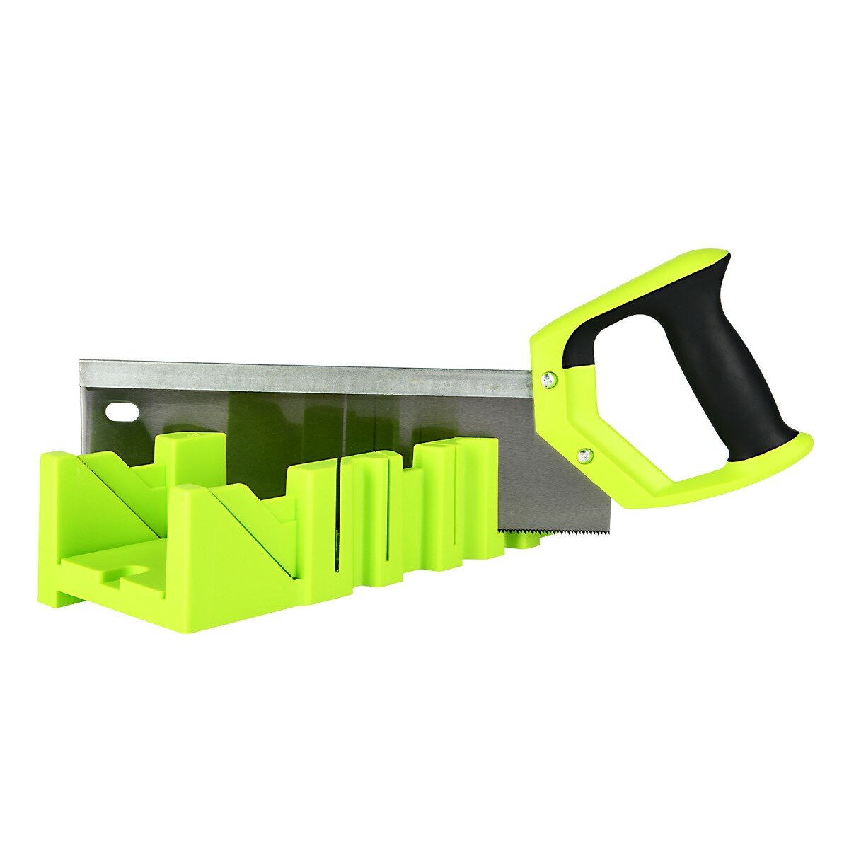 Режущий инструмент Deli Стусло пластиковое с пилой 300мм Deli DL580900 пильное полотно из стали 65Mn, прорезиненная двухкомпонентная ручка уц-2-9