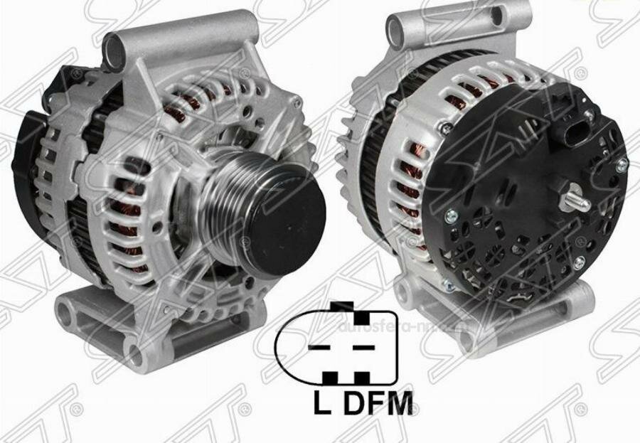 SAT ST1747021 Генератор FORD TRANSIT/PEUGEOT BOXER/FIAT DUCATO 06- 14V 150A дизель (EURO 4)