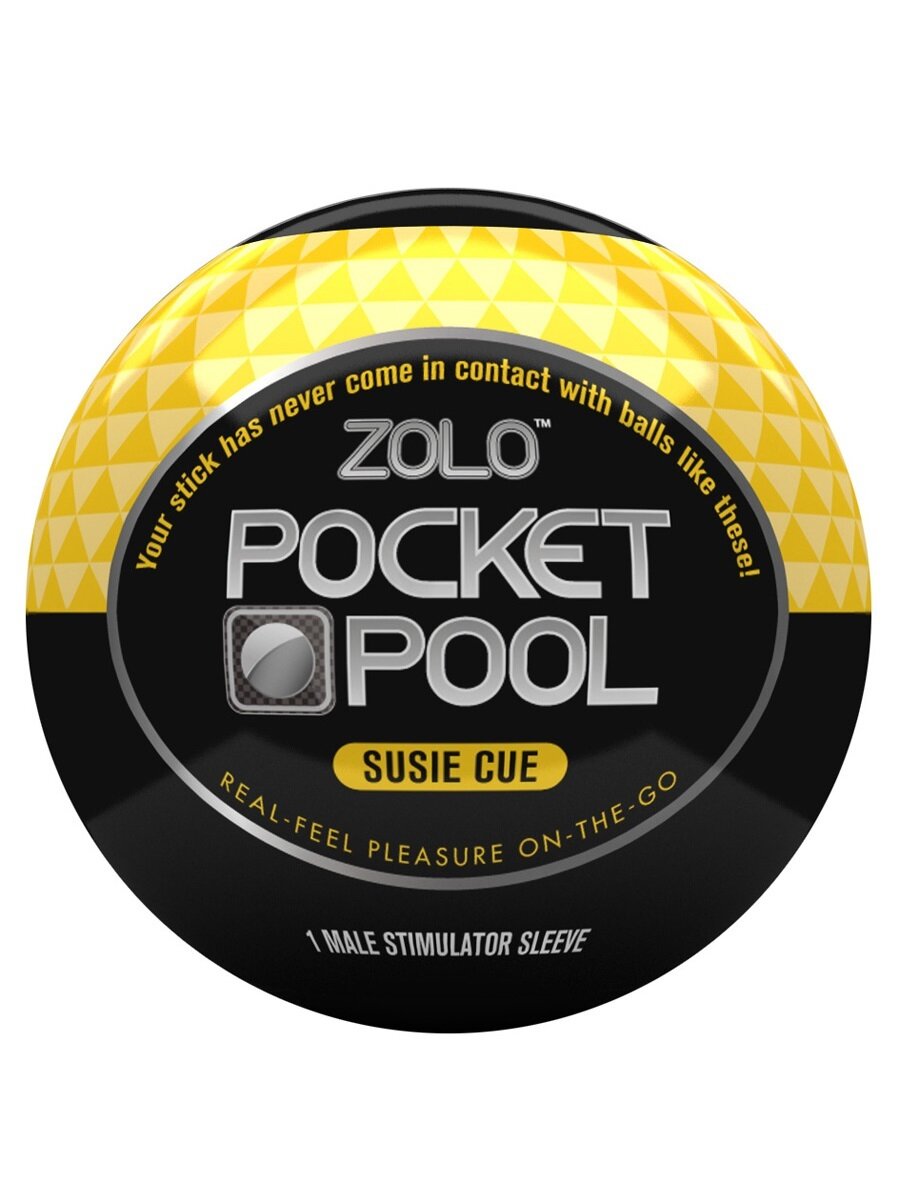 Силиконовый мастурбатор для мужчин с внутренним рельефом "POCKET POOL SUSIE CUE " 6см