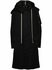 Пуховик Rick Owens, размер 52, черный