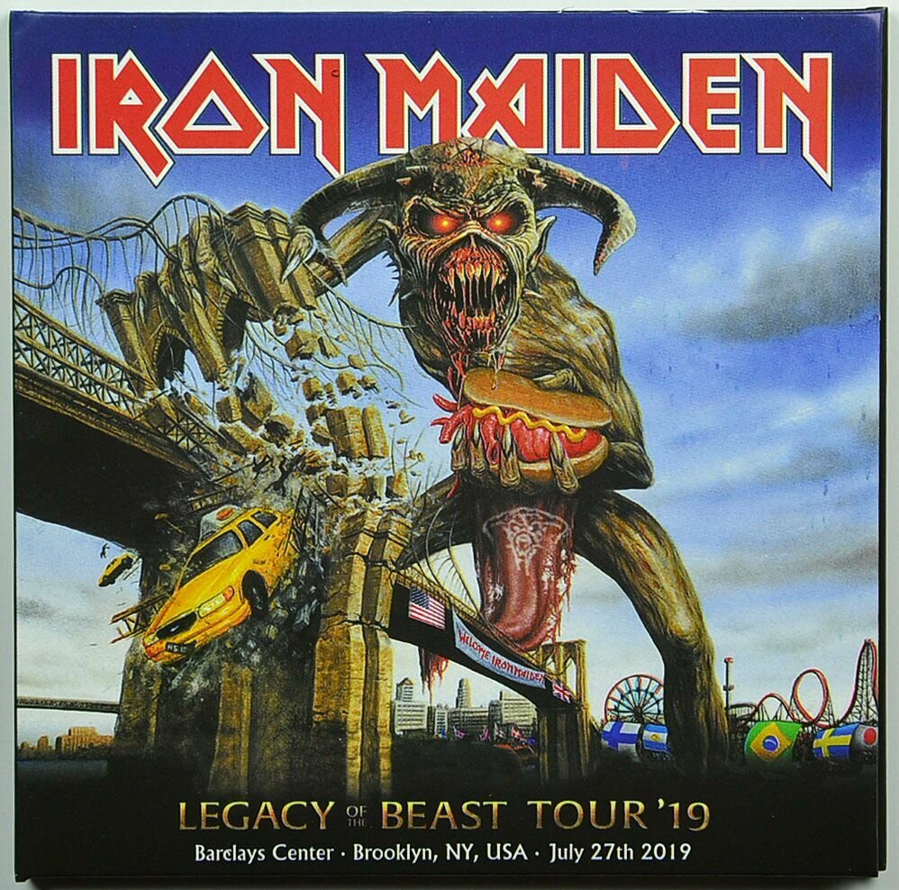 IRON MAIDEN - LIVE IN BROOKLYN USA 2019 Legacy of the Beast Tour 2CD (компакт диск, концерт)