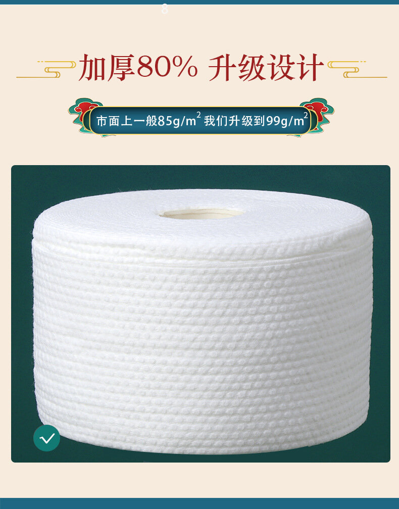 Полотенца для лица, большие рулоны с жемчужным узором