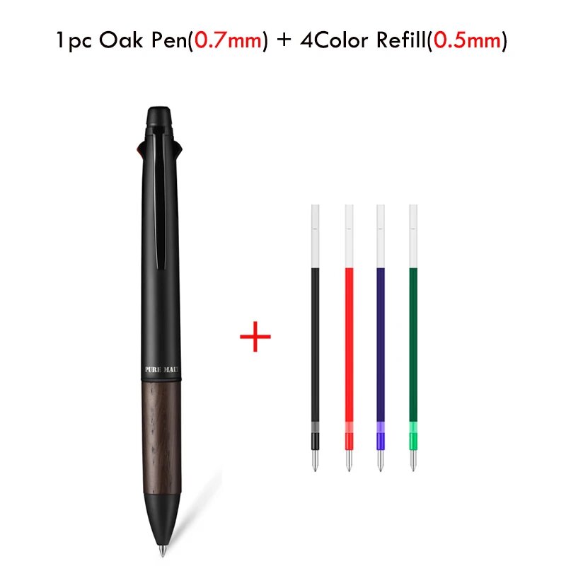 Ручка 5 цветов Uni Jetstream, Oak Pen 0.5 Refills