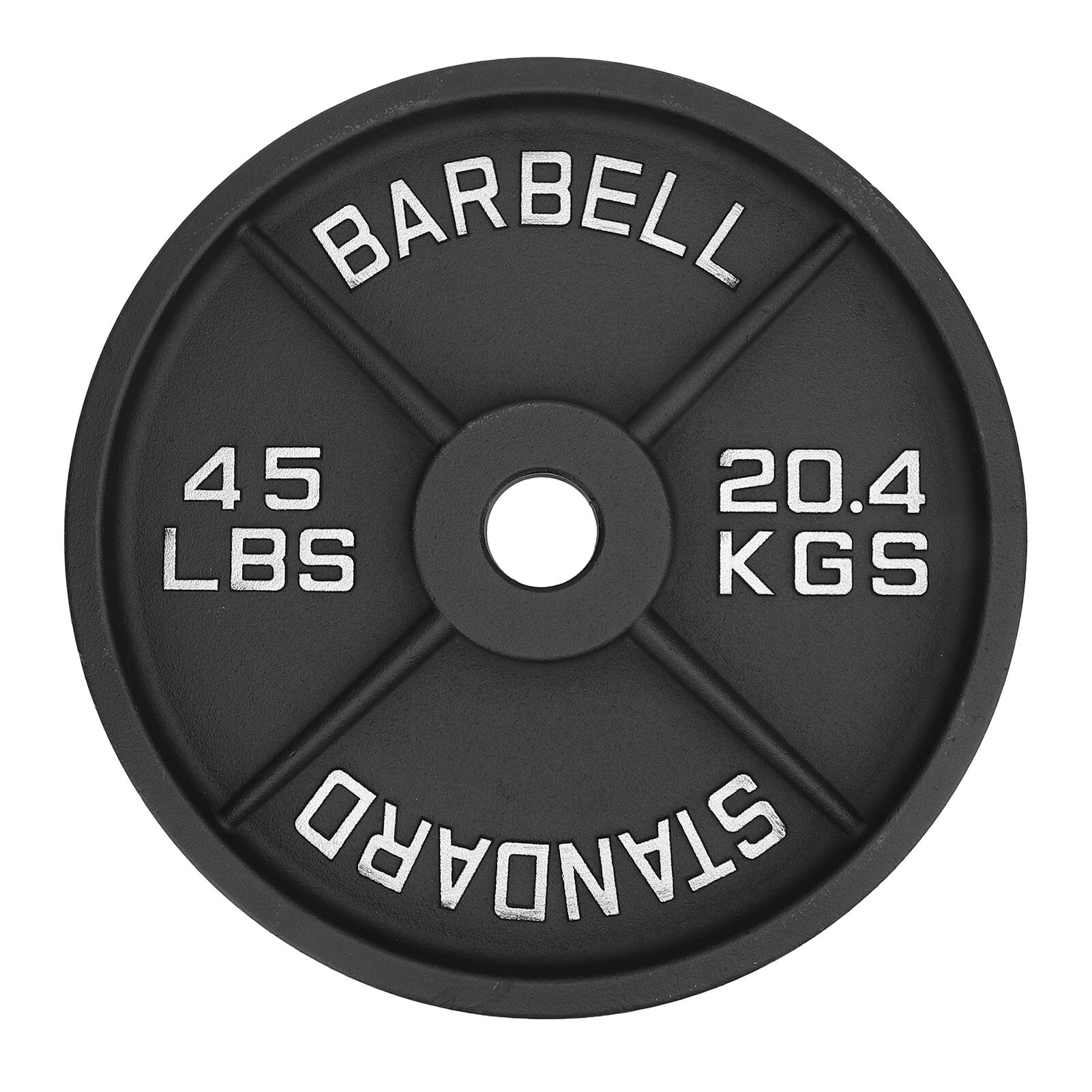Диск для штанги 45 фунтов, чугунный, 4 ребра, для силовых тренировок
